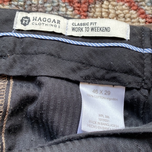 Haggar | Pants | Haggar Clothing Classic Fit Work To Weekend Tan Pants ...